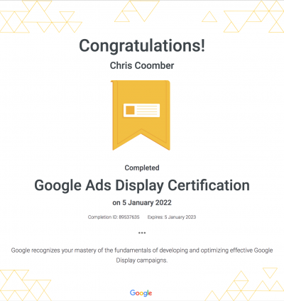 Gaining Google Ads Accreditation – 4fx Design & Multimedia